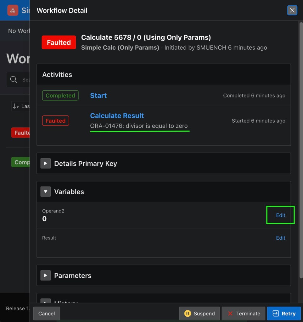 Workflow – Dive Into APEX