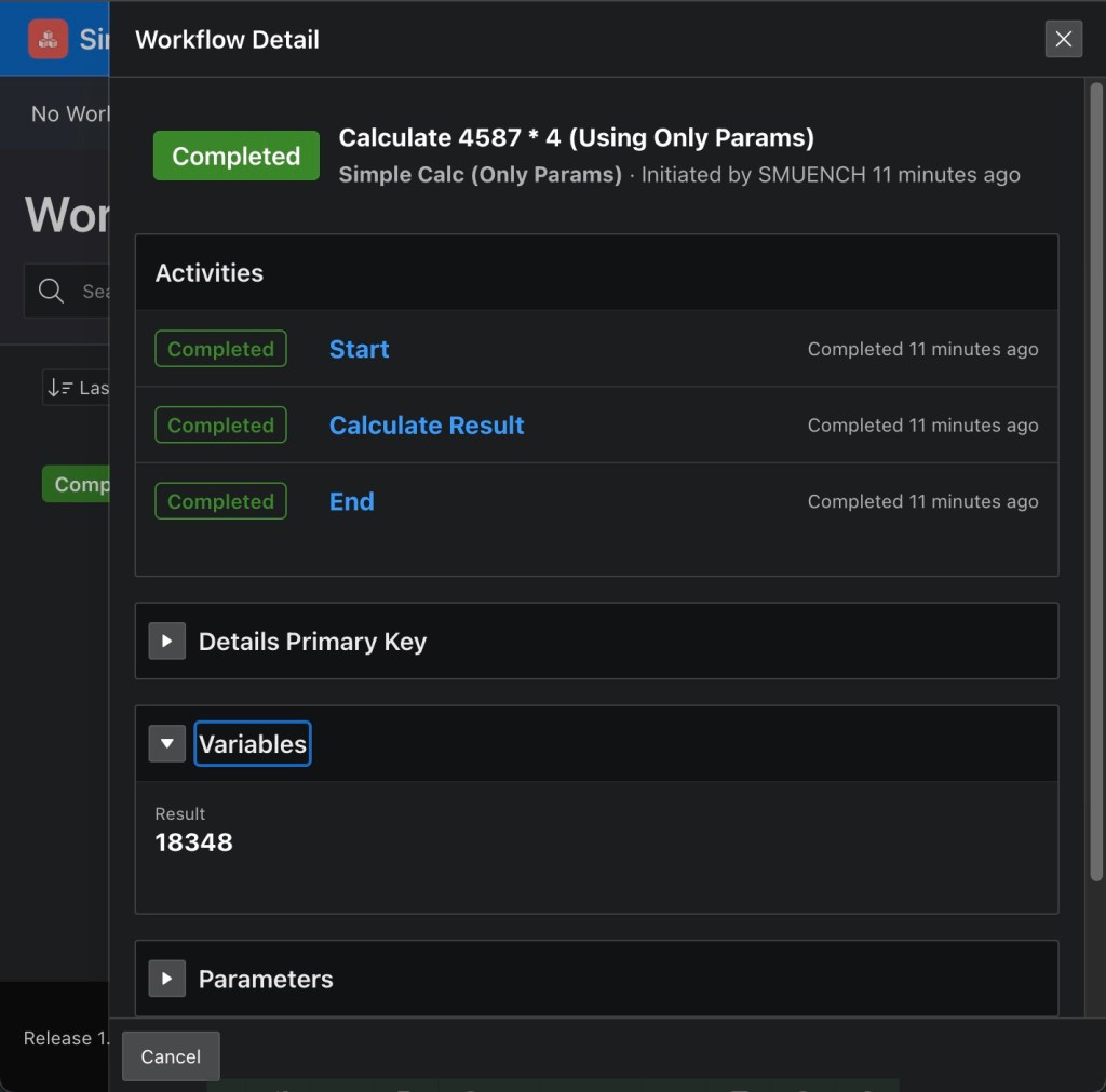 Workflow – Dive Into APEX